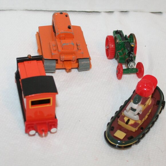 ERTL | Toys | Vtg 4 Thomas Tank Engine Friends Diecast Magnetic Trains ...
